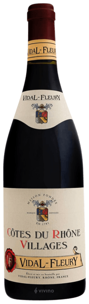 Vidal Fleury Côtes du Rhône Villages | Vivino 日本