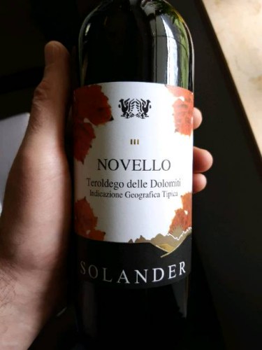 Solander Novello Teroldego delle Dolomiti | Vivino Canada