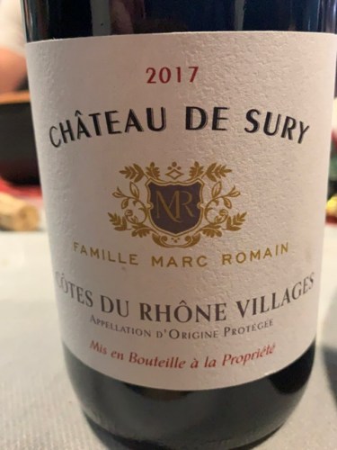 Famille Marc Romain Château de Sury Côtes-du-Rhône-Villages | Vivino ...