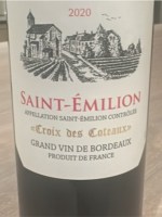 Benoit Valérie Calvet Croix des Coteaux Cuvée Réserve Saint-Émilion ...