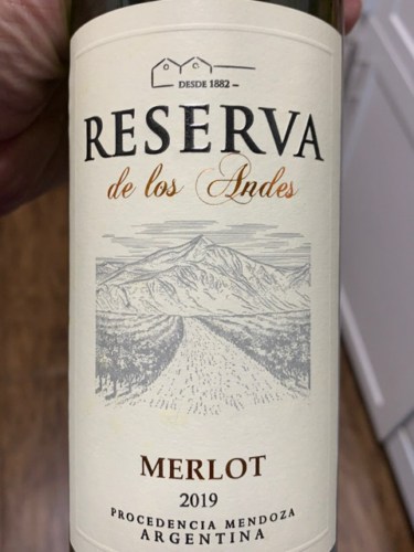 Reserva de Los Andes Merlot | Vivino English