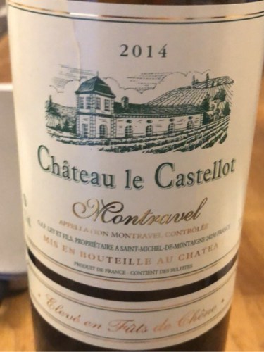 Château le Castellot Élevé en Fûts de Chêne Montravel | Vivino English