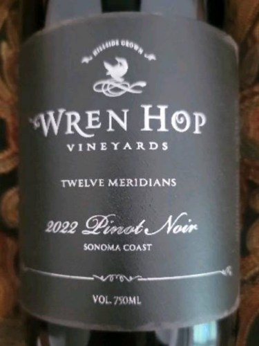 Wren Hop Twelve Meridians Pinot Noir | Vivino English
