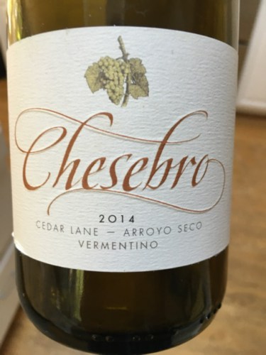 Chesebro Cedar Lane Vermentino | Vivino US