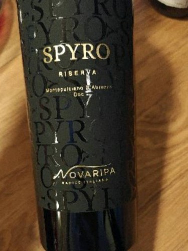 Novaripa Spyro Montepulciano d'Abruzzo Riserva | Vivino English