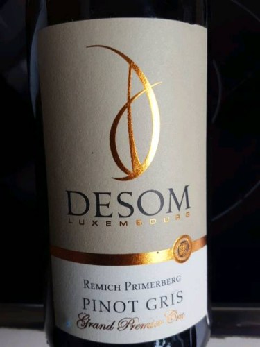 Desom Remich Primerberg Grand Premier Cru Pinot Gris | Vivino US