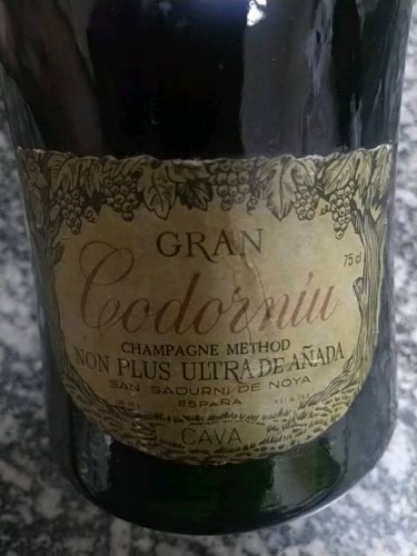 Codorníu Gran Non Plus Ultra de Añada | Vivino Brasil