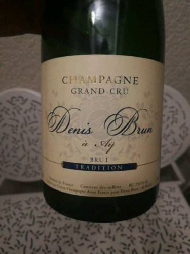 Union Champagne Denis Brun Tradition Brut Champagne Grand Cru 'Aÿ ...
