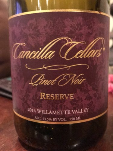 Cancilla Cellars Reserve Pinot Noir | Vivino US