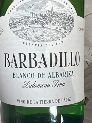 2022 Barbadillo Blanco de Albariza Palomino Fina | Vivino US