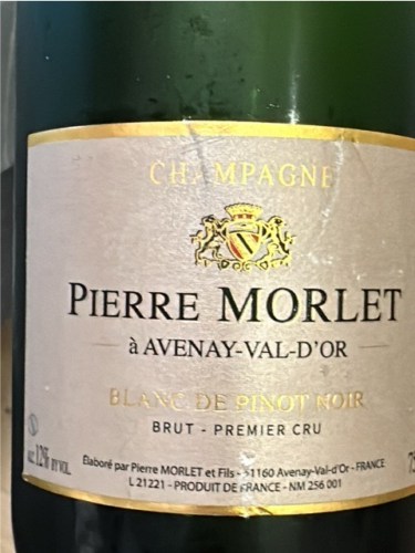 Pierre Morlet Blanc de Pinot Noir Brut Champagne Premier Cru | Vivino US