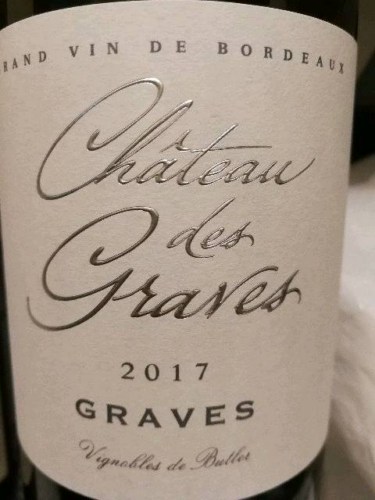 2017 Château des Graves Graves Blanc | Vivino US