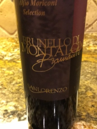 Sanlorenzo Alfio Moriconi Selection Bramante Brunello di Montalcino ...