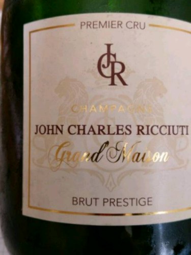 John Charles Ricciuti Grand Maison Brut Prestige Champagne Premier Cru ...