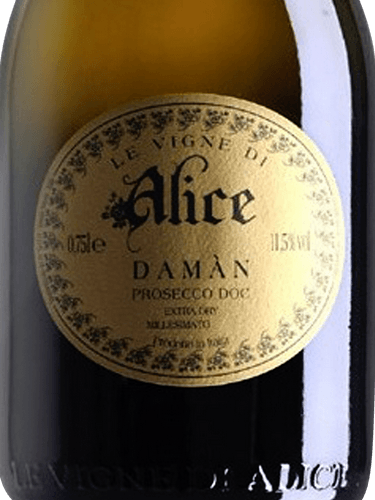 2018 Le Vigne di Alice Damàn Prosecco Millesimato Extra Dry | Vivino US