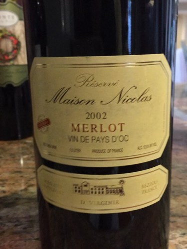 2002 Maison Nicolas Réserve Merlot | Vivino