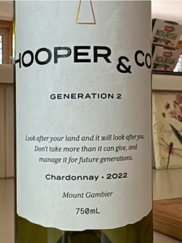Hooper & Co Generation 2 Chardonnay | Vivino US