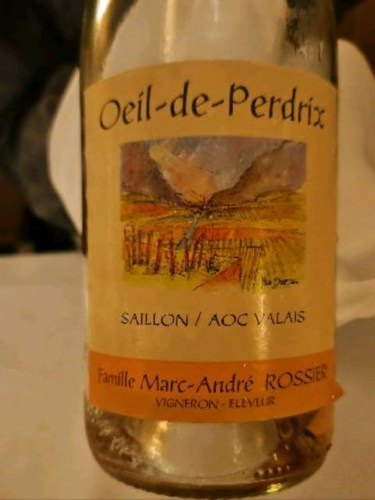 Famille Marc-Andre Rossier Oeil de Perdrix | Vivino France