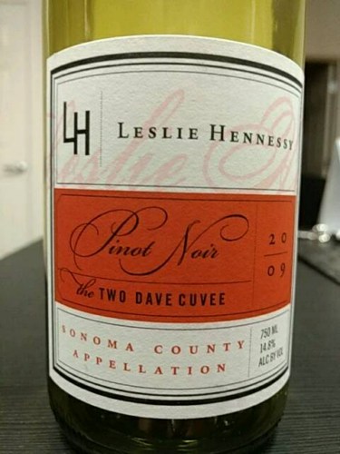 Leslie Hennessy The Two Dave Cuvée Pinot Noir | Vivino English