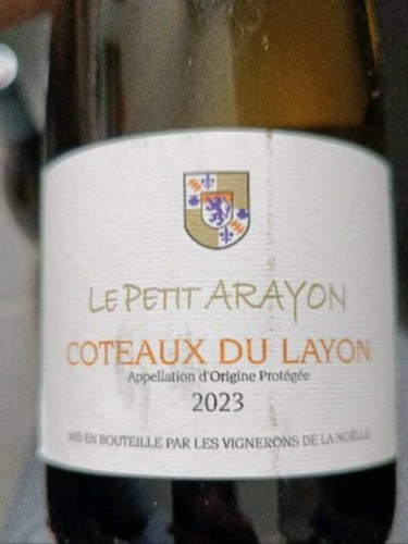 Terroirs de la Noëlle Le Petit Arayon Côteaux du Layon | Vivino English