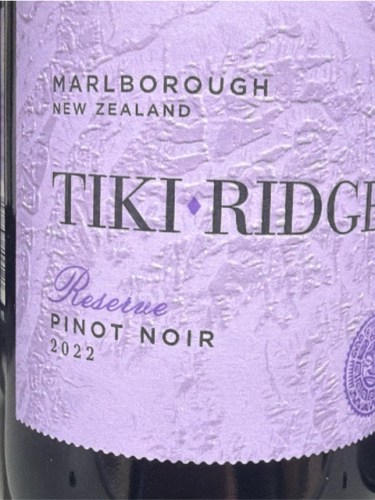 Tiki Ridge Reserve Pinot Noir | Vivino English