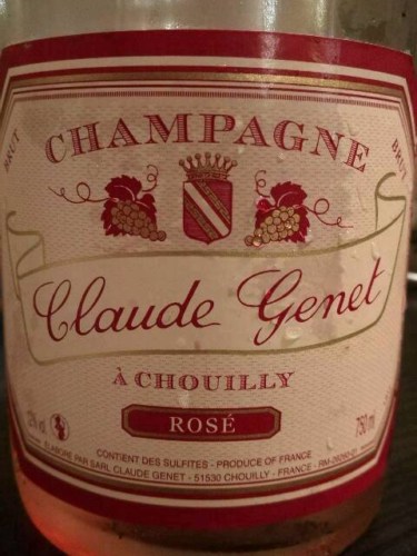 Claude Genet Brut Rosé Champagne Grand Cru 'Chouilly' | Vivino Australia