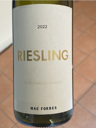 Mac Forbes Strathbogie Ranges Riesling | Vivino US