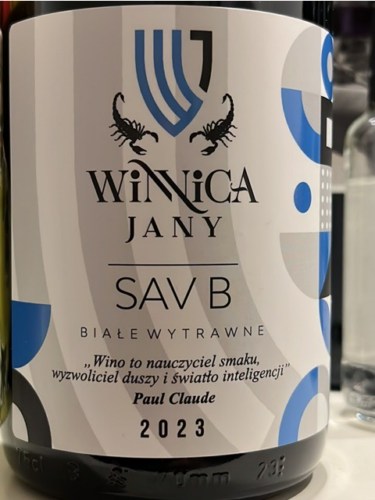 Winnica Jany Sav B | Vivino US