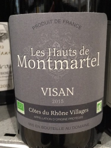 Pierre Rougon Les Hauts de Montmartel Côtes-du-Rhône-Villages 'Visan ...