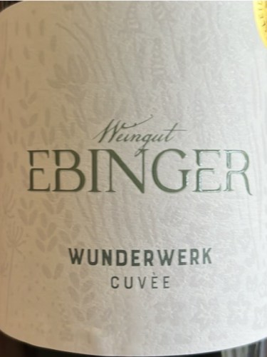 Ebinger Cuvèe Wunderwerk | Vivino 日本