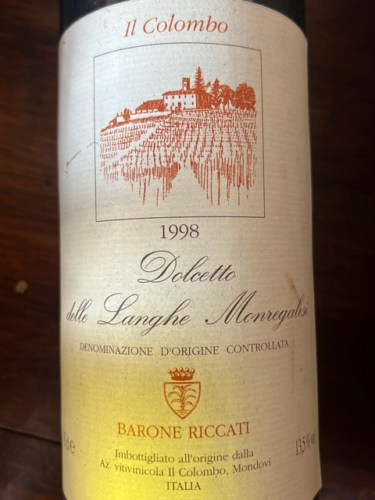Barone Riccati Il Colombo Dolcetto delle Langhe Monregalesi | Vivino US