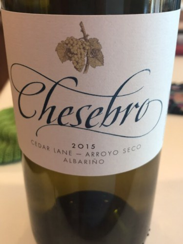 Chesebro Cedar Lane Albariño | Vivino US