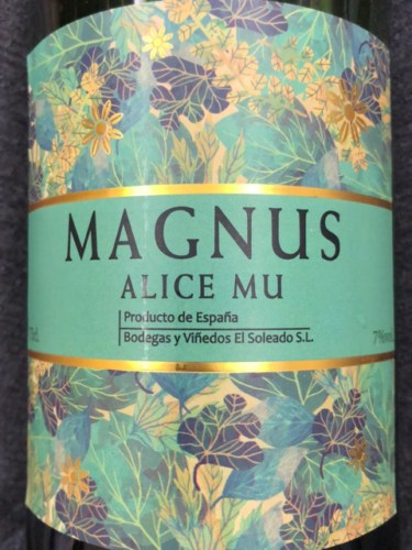 Bodegas y Viñedos El Soleado Magnus Alice Mu Blanco | Vivino US