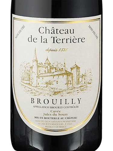 Château de la Terrière Cuvée Jules du Souzy Brouilly | Vivino US