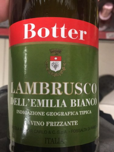 Botter Lambrusco dell'Emilia Bianco | Vivino US