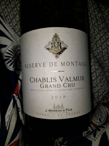 J. Moreau & Fils Reserve de Montaigu Chablis Grand Cru 'Valmur' | Vivino US