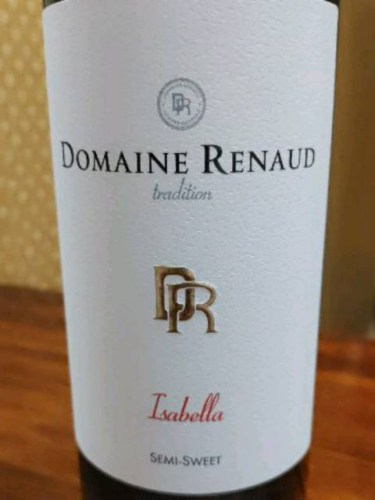 Винзавод Юровский Domaine Renaud Tradition Isabella Semi-Sweet | Vivino ...