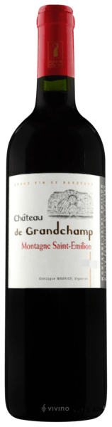 Domaine Gonzague Maurice Château de Grandchamp Montagne Saint-Émilion ...