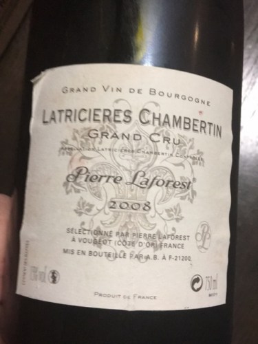 Pierre Laforest Latricières Chambertin Grand Cru | Vivino US