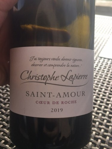 Christophe Lapierre Coeur de Roche Saint-Amour | Vivino France