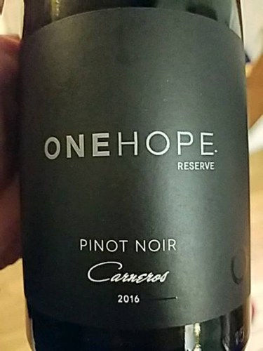 2016 Onehope Reserve Pinot Noir Carneros | Vivino US
