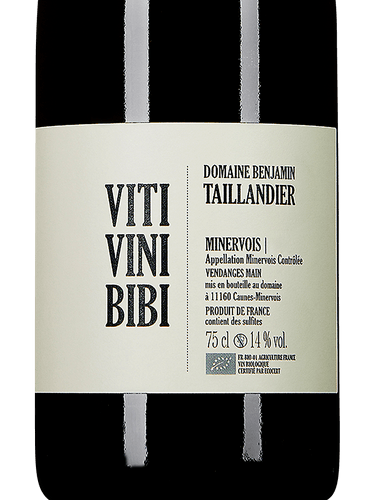 Domaine Benjamin Taillandier Viti Vini Bibi Minervois | Vivino US