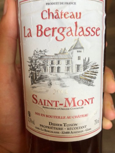 Château La Bergalasse Saint-Mont | Vivino US