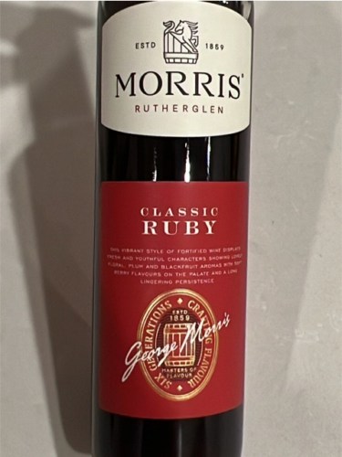 Morris of Rutherglen Classic Ruby | Vivino US