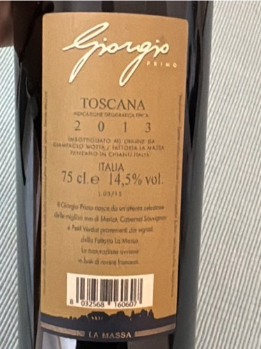 Giampaolo Motta Giorgio Primo | Vivino US