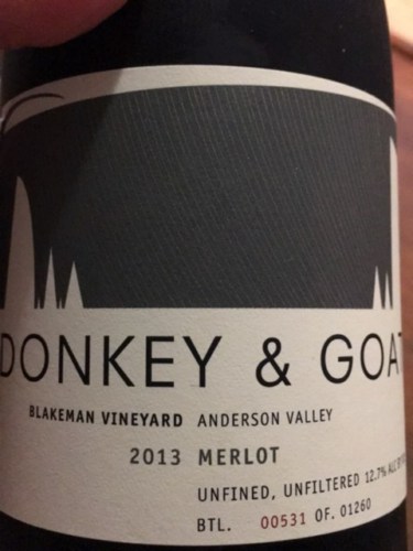 Donkey & Goat Blakeman Vineyard Merlot | Vivino US