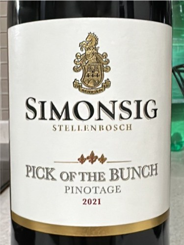 Simonsig Pick Of The Bunch Pinotage | Vivino United Kingdom