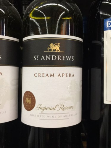 St.Andrews Imperial Reserve Cream Apera | Vivino US