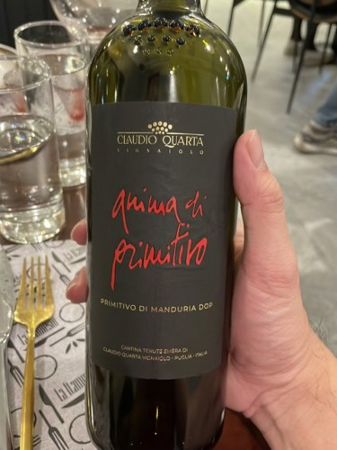 Claudio Quarta Anima di Primitivo | Vivino US