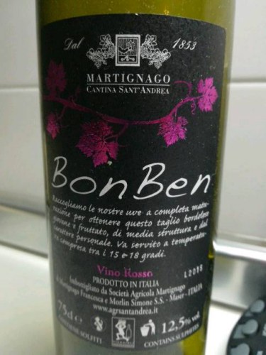 Martignago Bon Ben Rosso | Vivino US